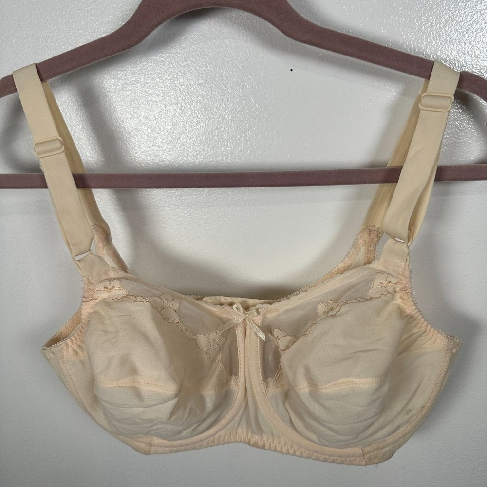 Vintage Bali 34d Bra 0180 Sheer Nylon Underwire Adjus… - Gem